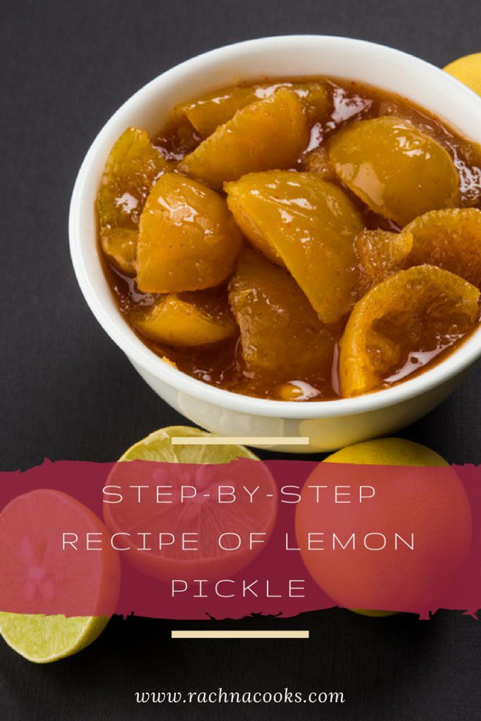 Step-by-step Recipe of Nimbu Ka Achaar Without Oil I Lemon Pickle I ...
