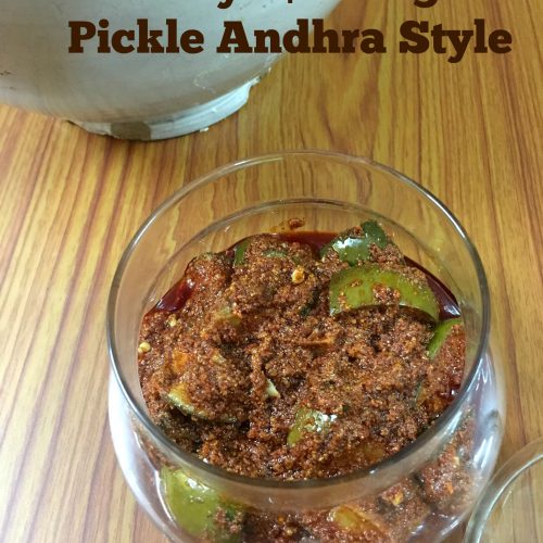 Spicy Mango Pickle Recipe Andhra Style | Avakaya Recipe (Step-by-step ...