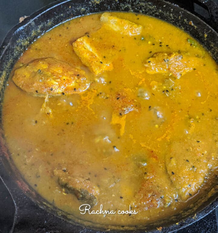 Bengali Fish Curry Recipe - Rachna cooks