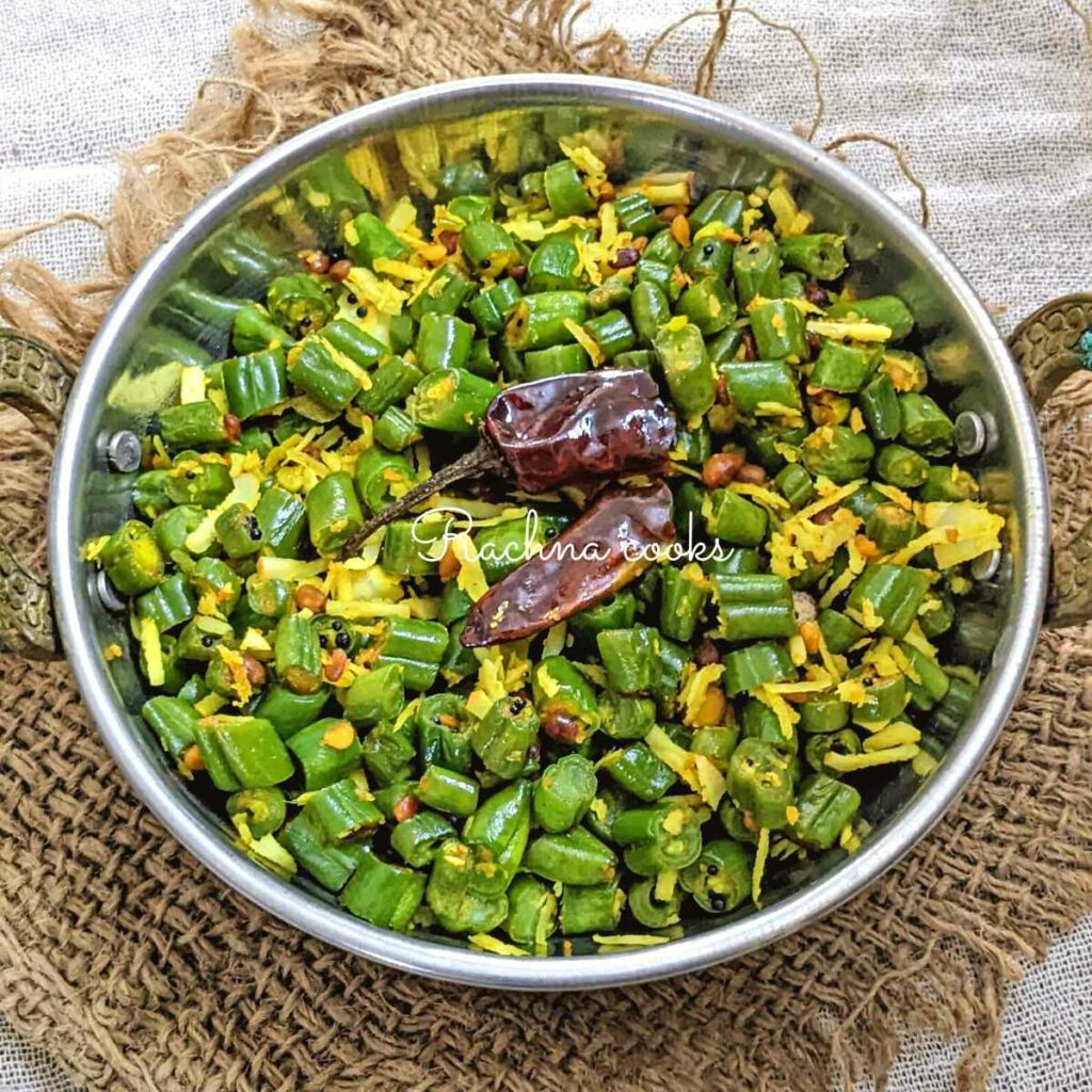Beans Poriyal | Beans Palya (Green Beans Stir Fry with Coconut ...