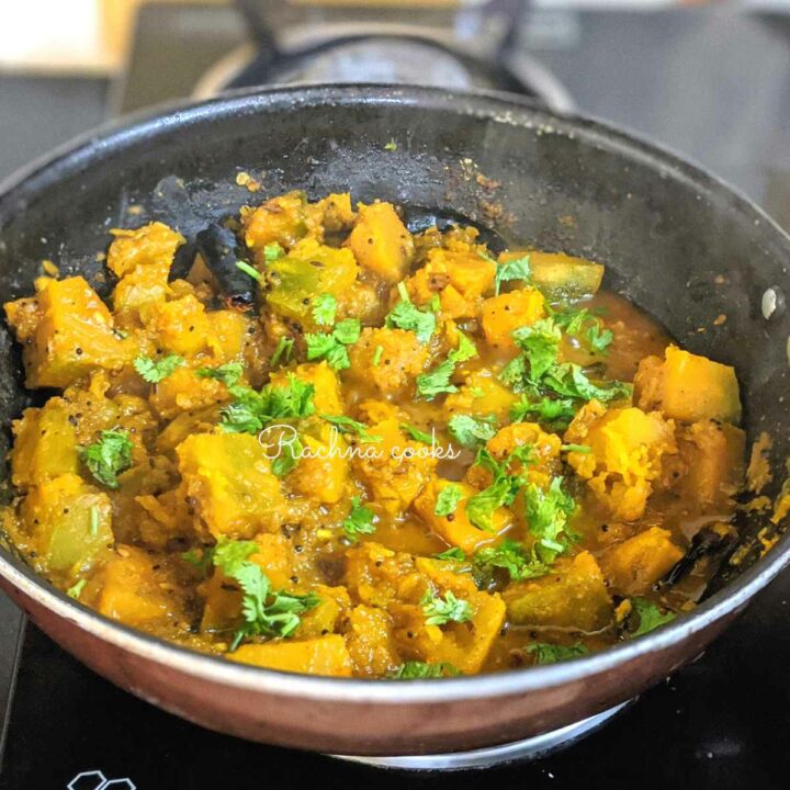 Indian Pumpkin Curry Recipe - Rachna cooks
