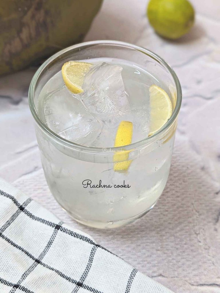 Coconut Water Lemonade - Rachna cooks