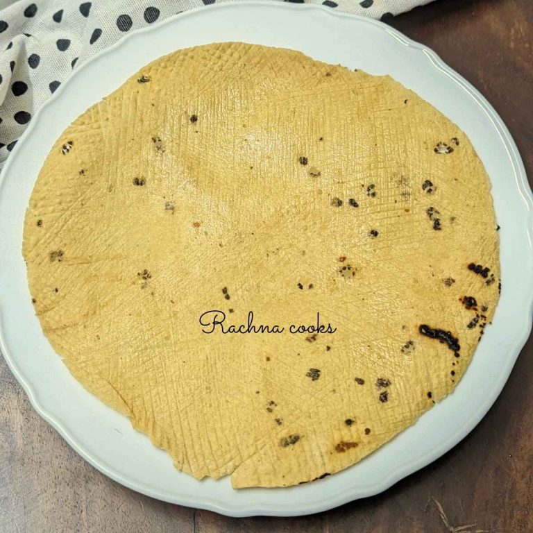 Air fryer Papad - Rachna cooks