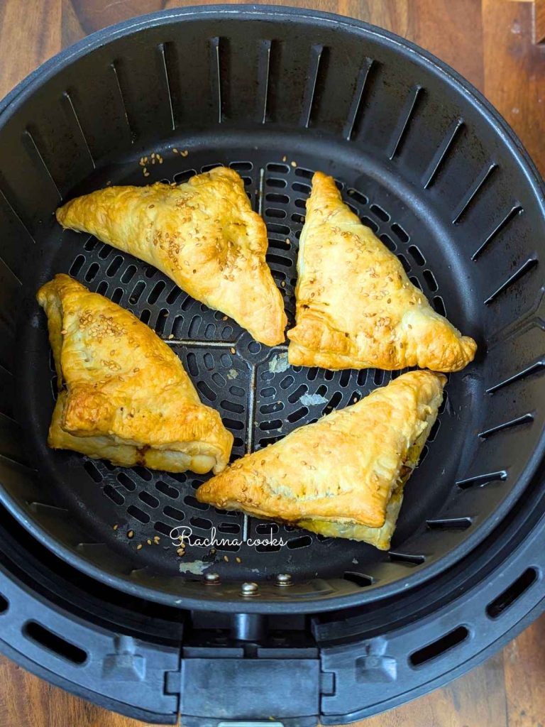 Paneer Puffs in Air fryer | Oven - Rachna cooks