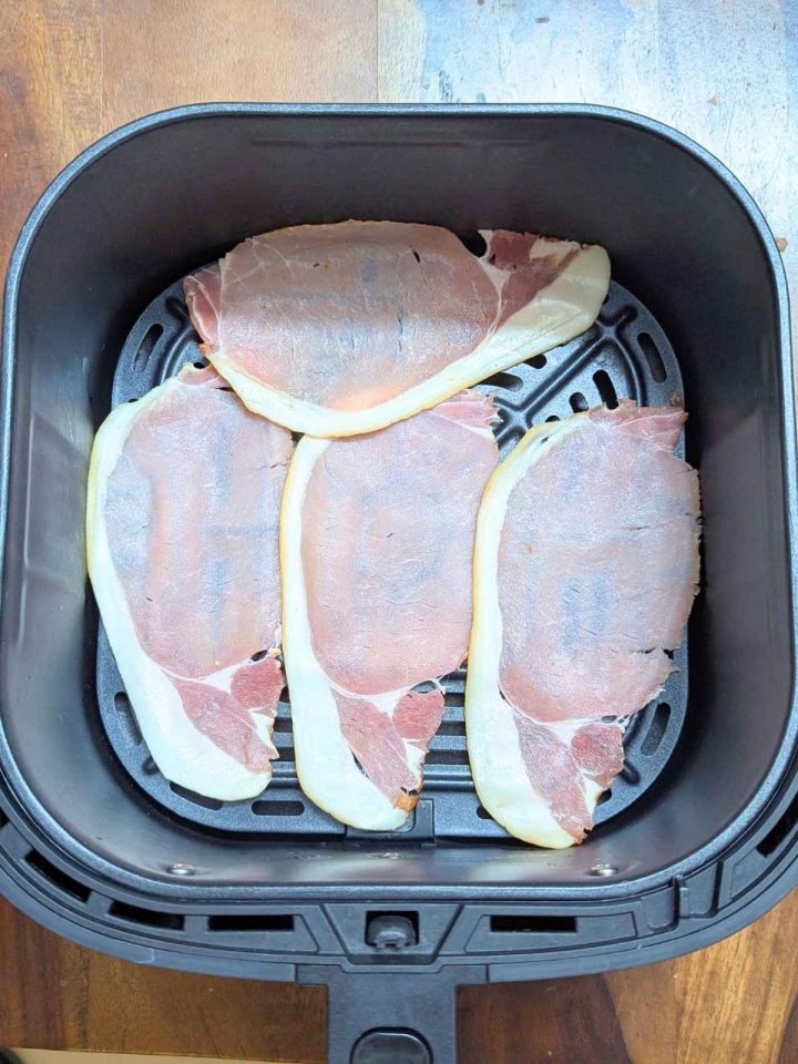 Air Fryer Bacon - Rachna cooks